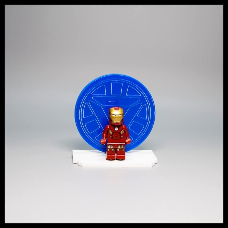 Acrylic Display Stand For LEGO Iron Man Minifigure – Laser Frame