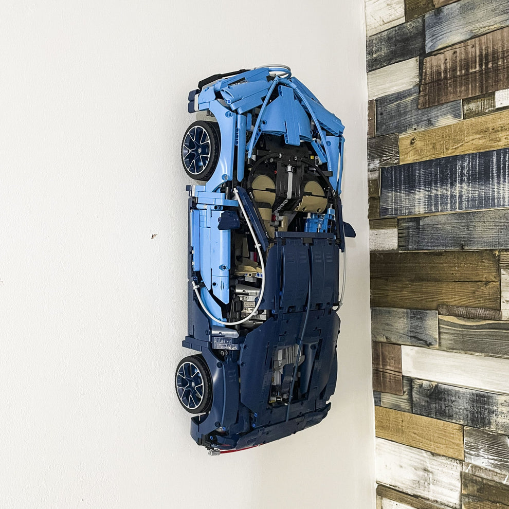 Wall mounted car stand For LEGO Bugatti Chiron 42083 – Laser Frame