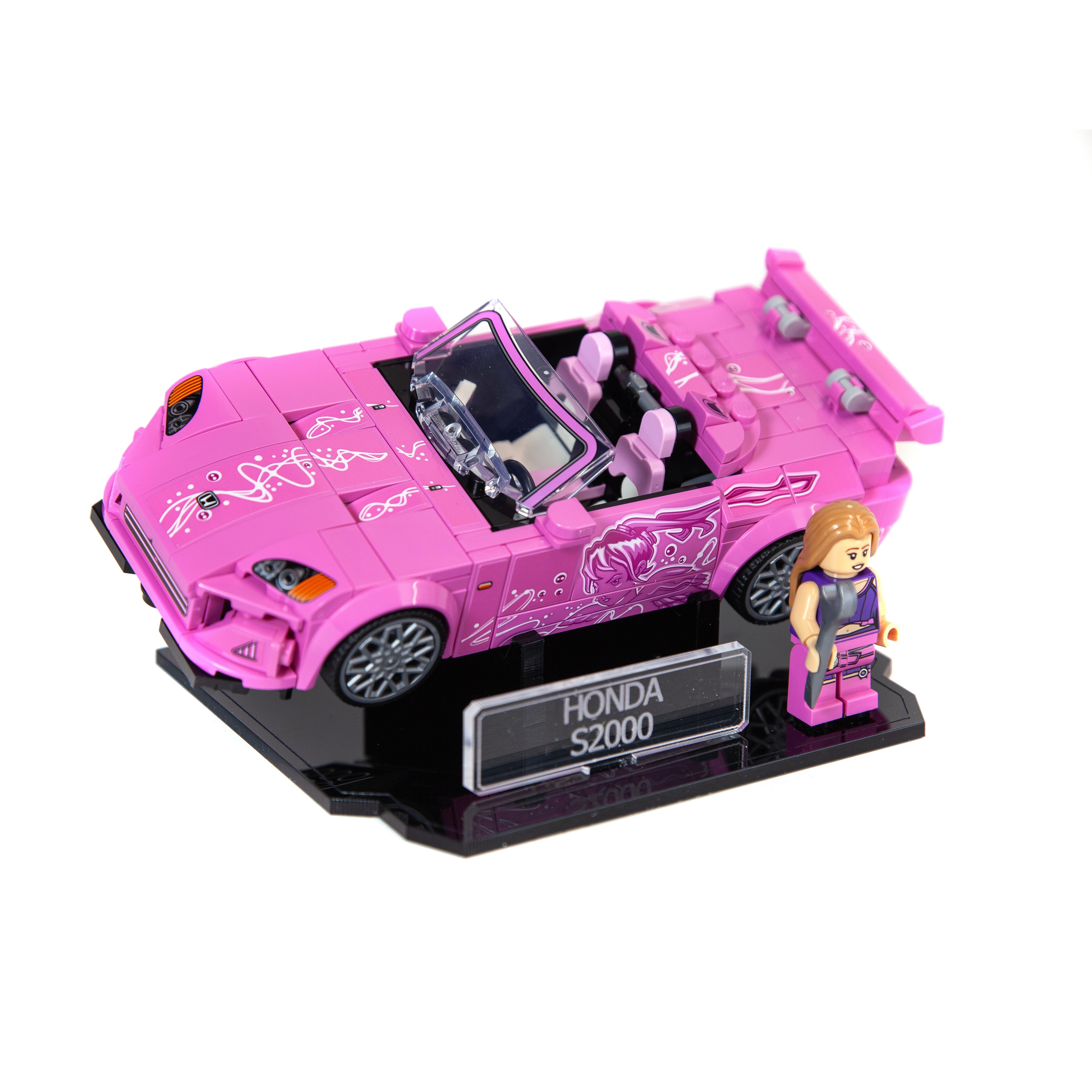 Premium Display Stand for LEGO® Speed Champions 2025 Models – Laser Frame