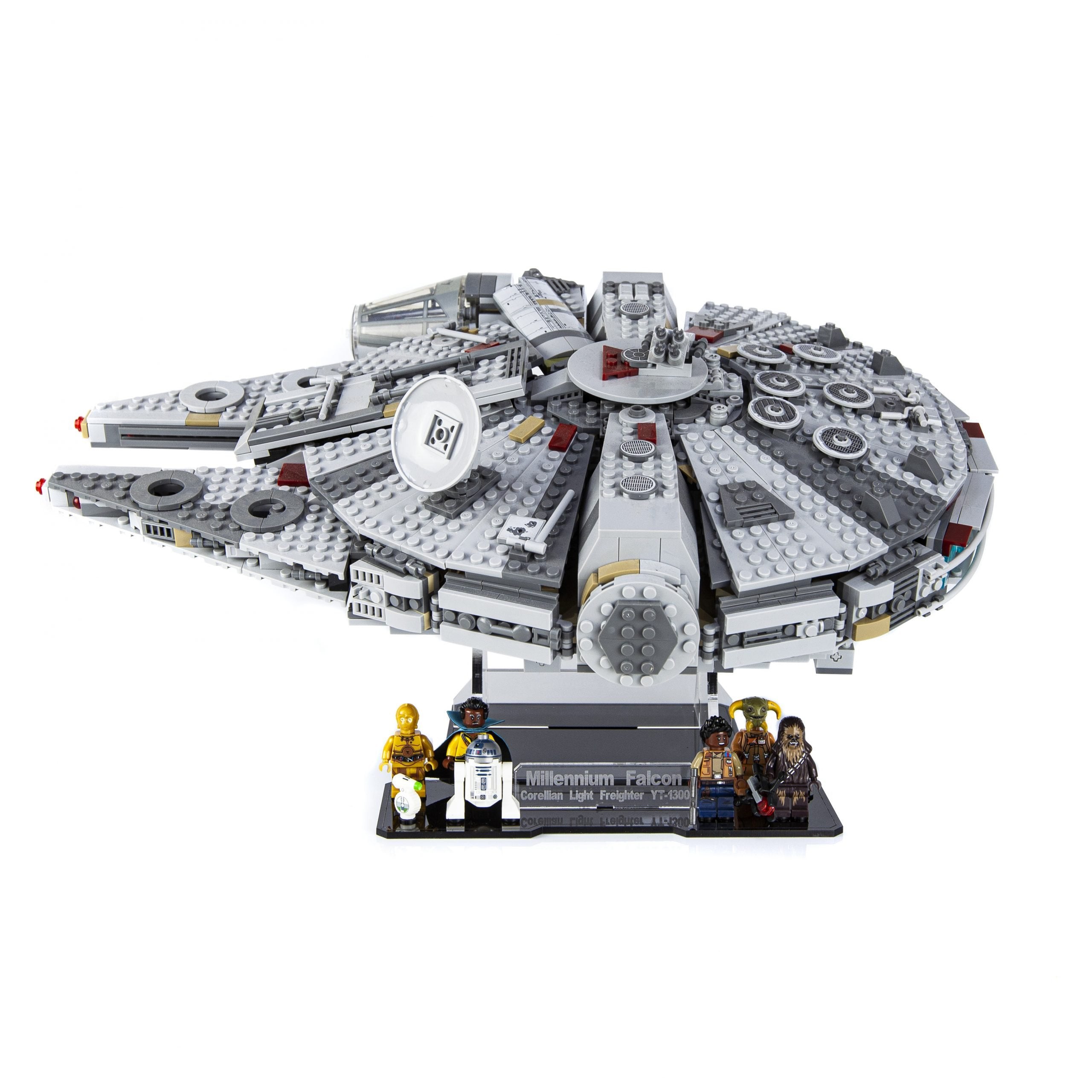 Acrylic Display Stand for Star Wars Millennium Falcon™ 75257 – Laser Frame