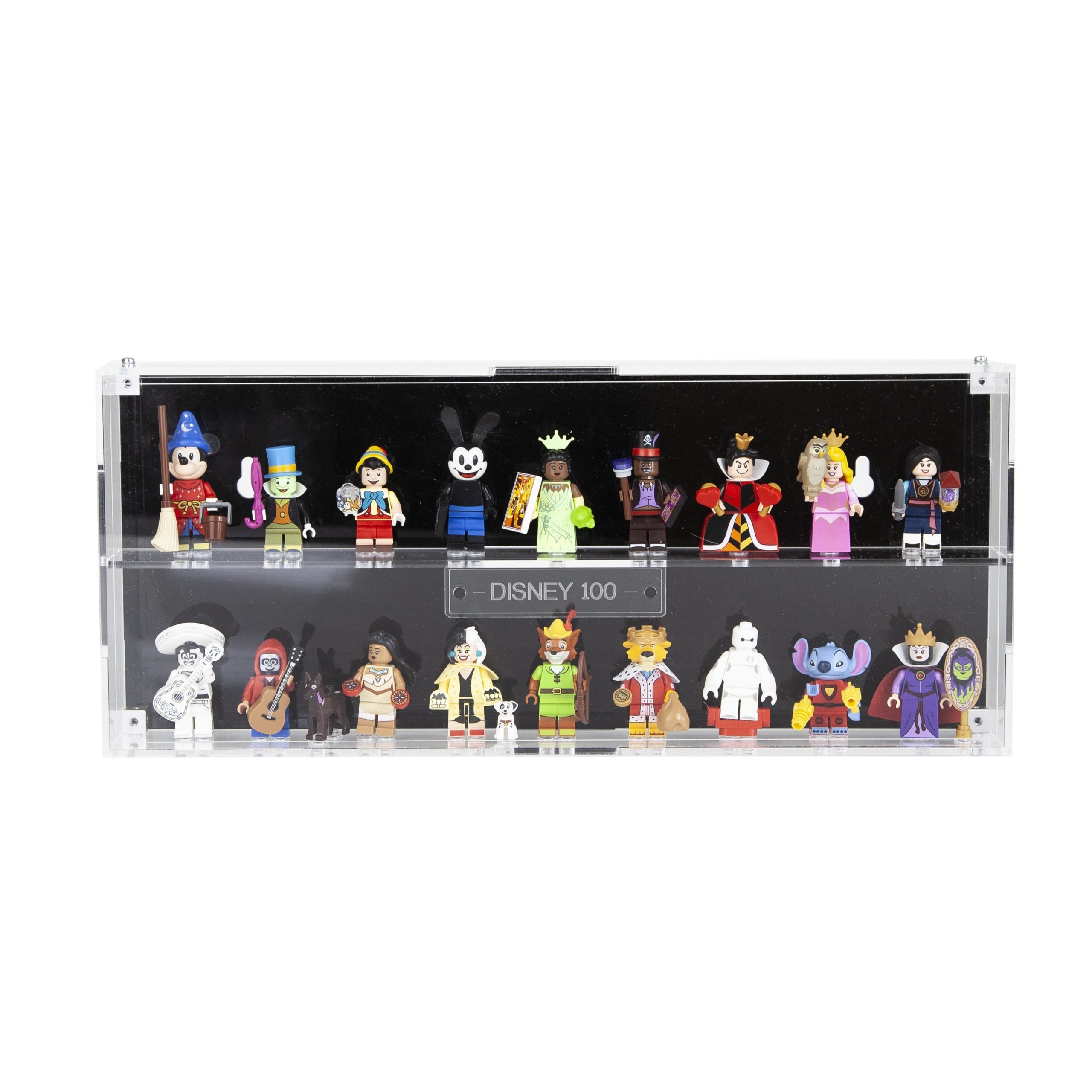Acrylic Display Case for LEGO Minifigures Disney 100 Series – Laser Frame
