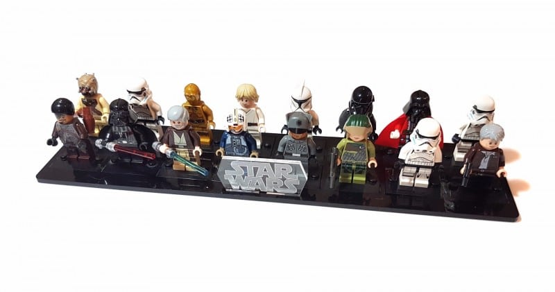 Starwars Minifigure Display Plinth – Laser Frame