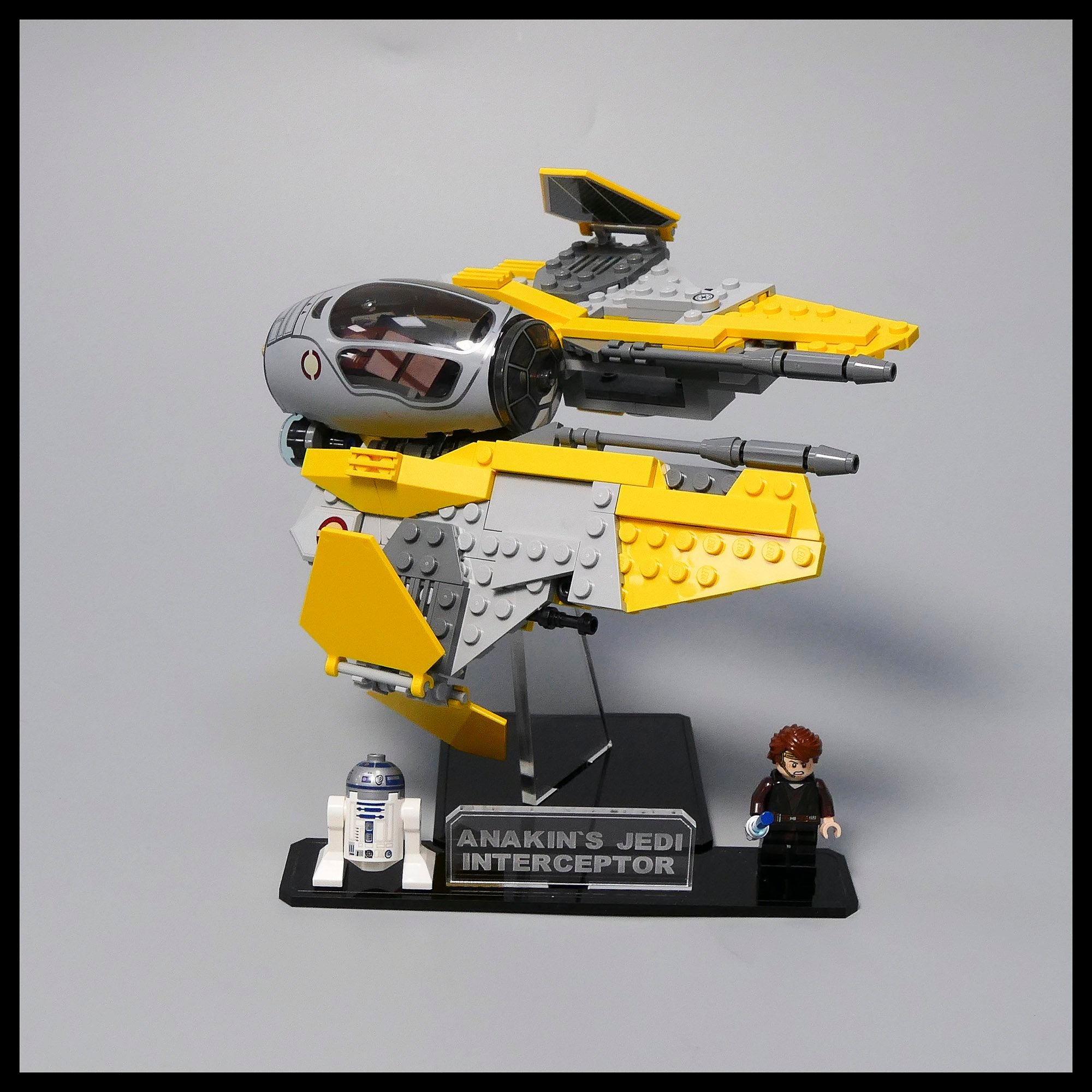 Acrylic Display Stand For LEGO Anakin’s Jedi™ Interceptor 75281 – Laser ...